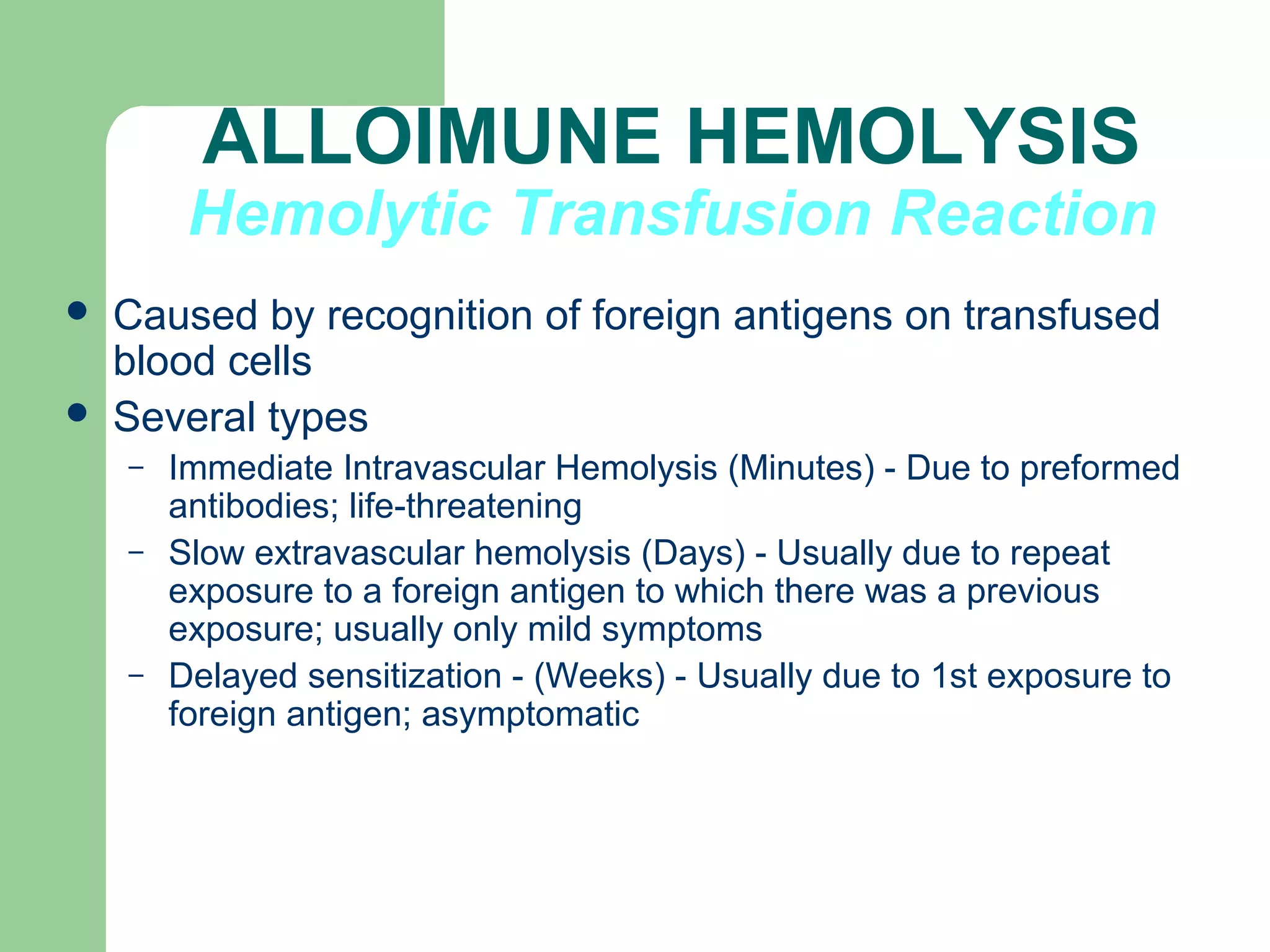 hemolytic anemia (cell membrane defect) | PPT