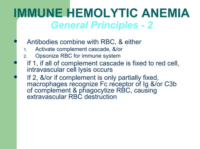 hemolytic anemia (cell membrane defect) | PPT