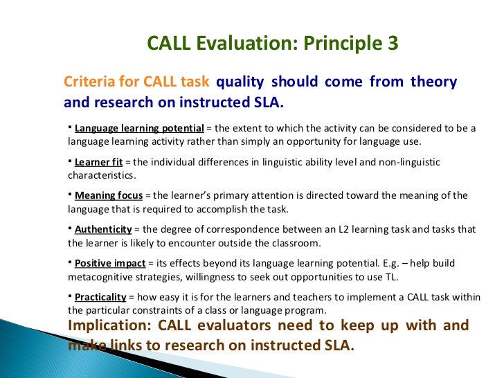 (4b) Tsl641 Principles For Call Evaluation (2)