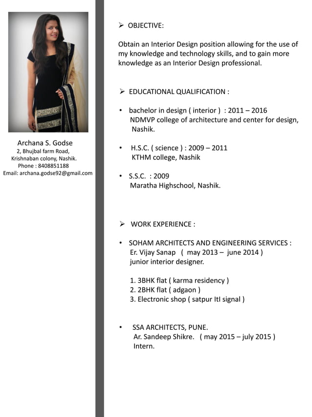 archana godse resume | PDF