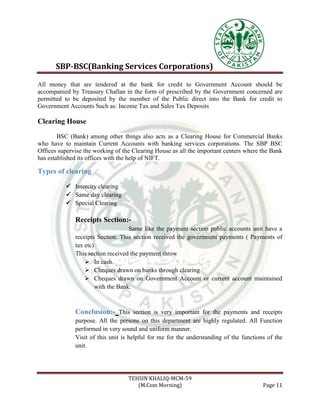 Internship+report+SBP-BSC(+Tehsin+khaliq) | PDF
