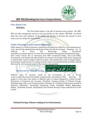 Internship+report+SBP-BSC(+Tehsin+khaliq) | PDF
