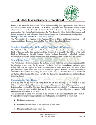 Internship+report+SBP-BSC(+Tehsin+khaliq) | PDF