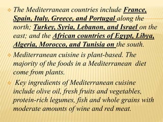 mediterranean Cuisine | PPTX