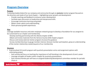 2014 BofA Mentor Prgm | PDF