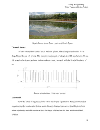 Water Treatment Plant Design CEE157B | PDF