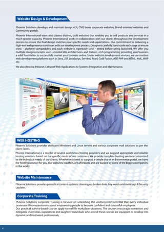 Phoenix Company profile | PDF | Web Development | Internet