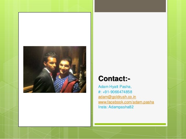 Adam Hyatt Pasha - ppt | PPTX | Style & Fashion