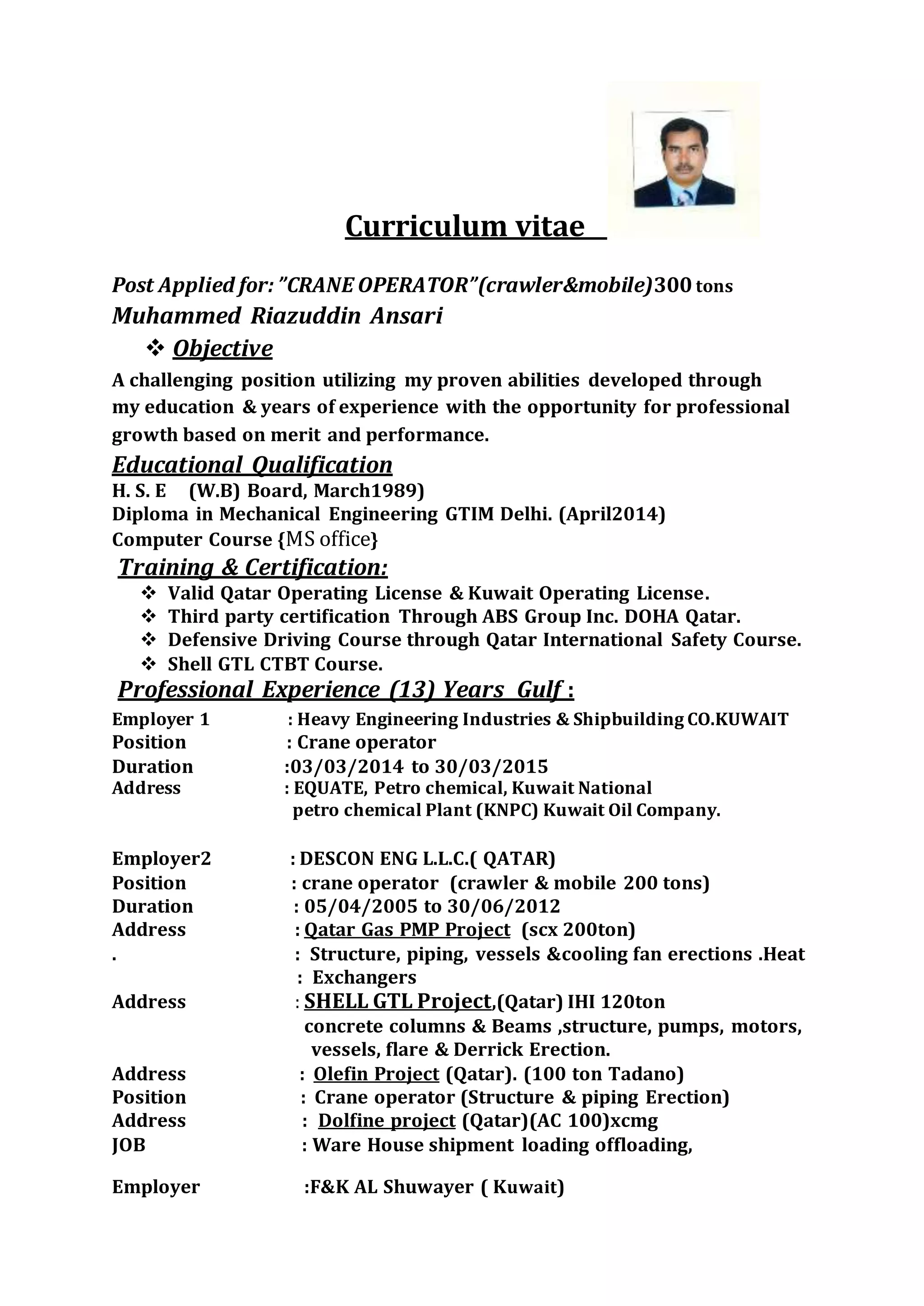 Curriculum vitae | DOCX