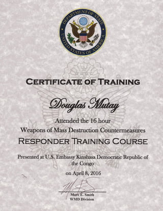 WMD Training April 16 | PDF