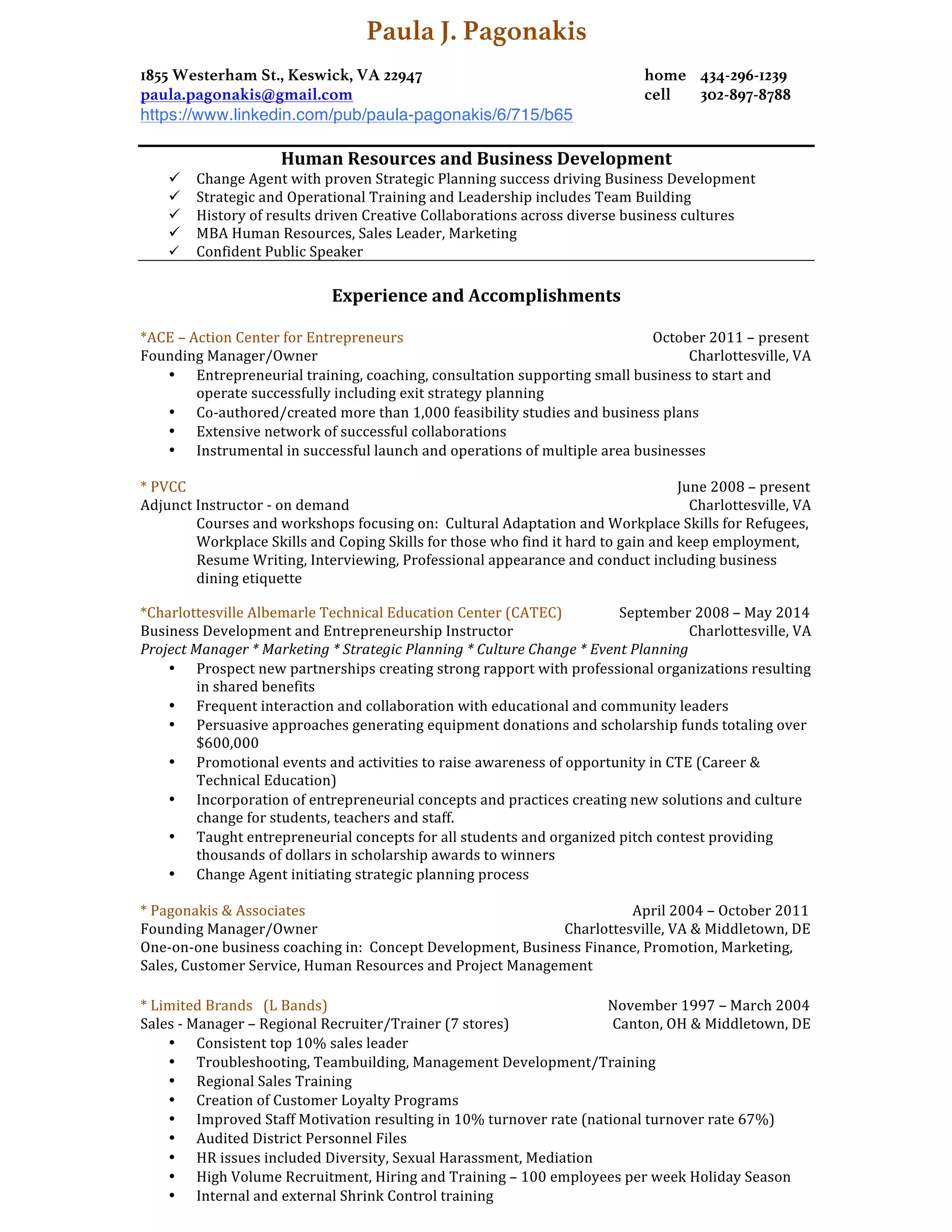 Paula resume - HRBDPDF | PDF