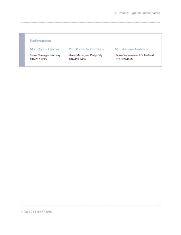 Nick Relic Resume (2) | DOCX | Resume Writing and Advice | Job Search