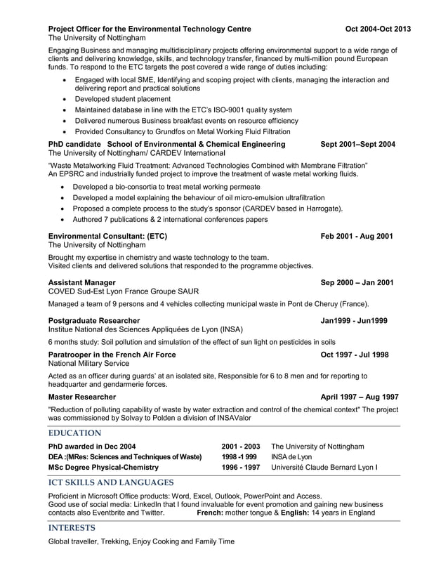 GERALD BUSCA BDN Inno CV | PDF