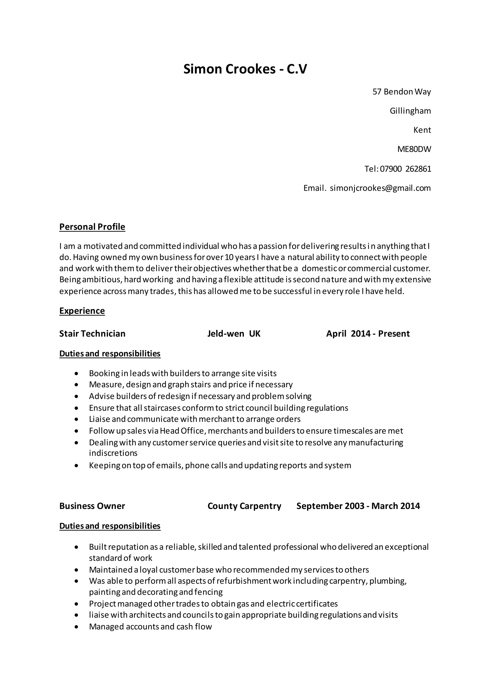revised CV | PDF