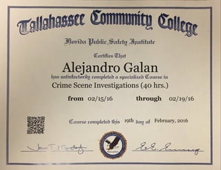 CSI cert | PDF