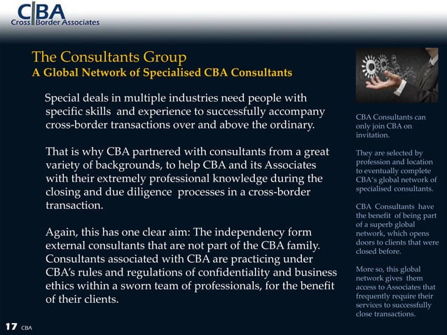 CBA Corporate Presentation | PPT