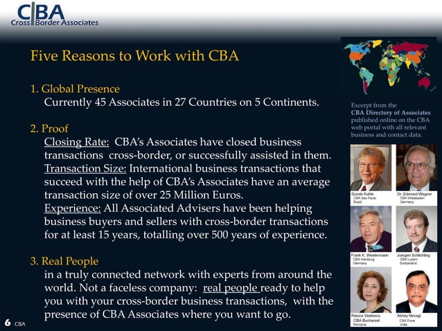 CBA Corporate Presentation | PPT