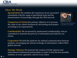 CBA Corporate Presentation | PPT