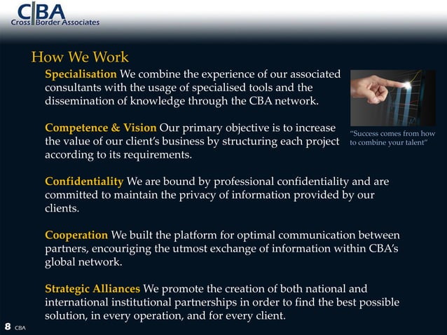 CBA Corporate Presentation | PPT