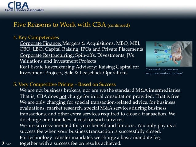 CBA Corporate Presentation