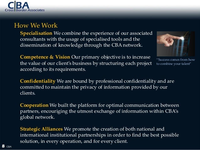 CBA Corporate Presentation