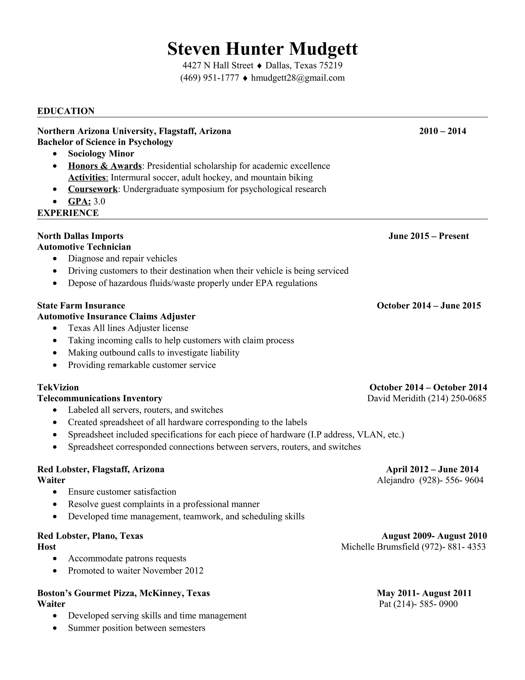 Resume | DOC