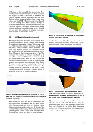 Analysis of Flow in a Convering-Diverging Nozzle | PDF