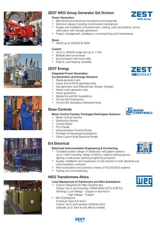 ZEST WEG Group Profile 1 | PDF