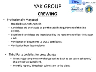 Yak Presentation Ship Manning | PDF