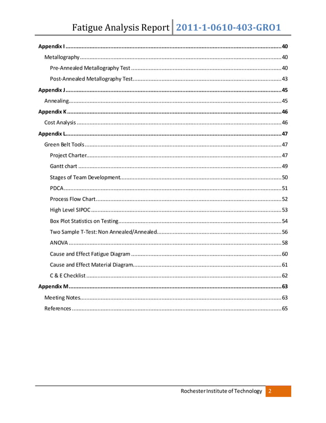 Fatigue Analysis Report_ Final | DOCX