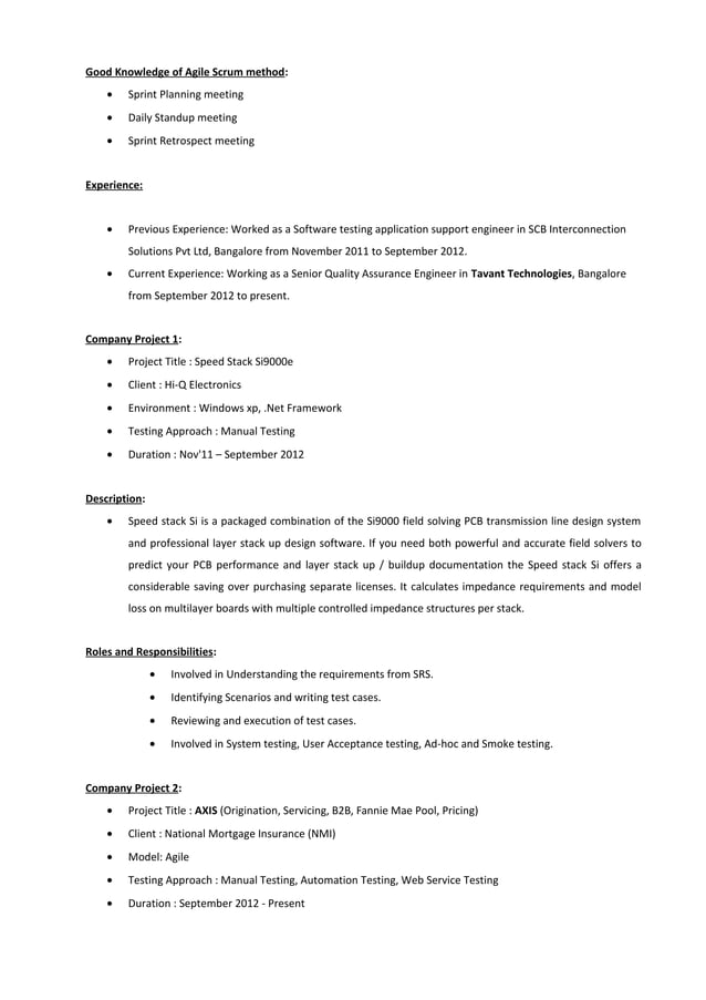 Resume_Exp | PDF