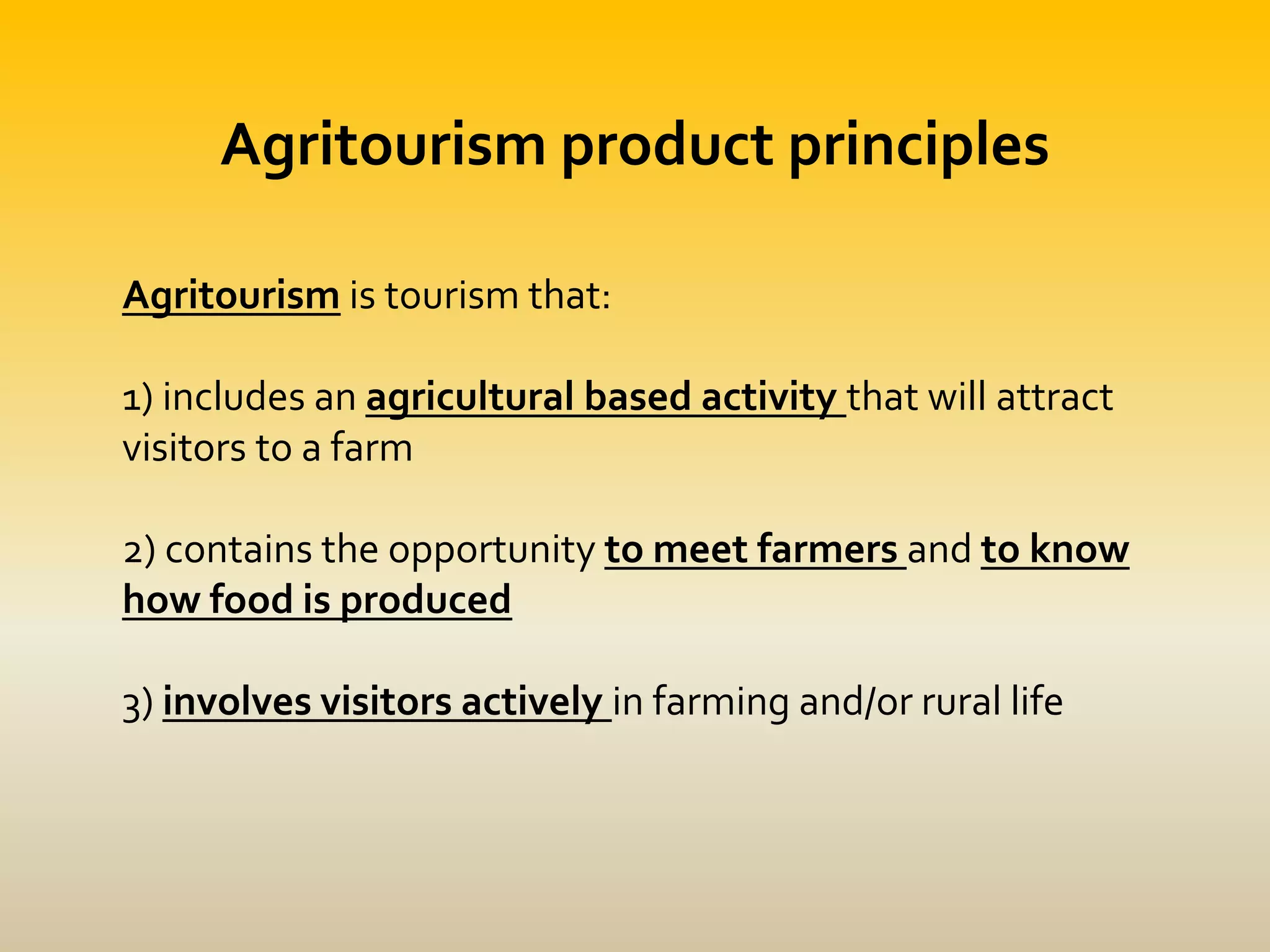 Presentation Agri-Tourism example | PPTX