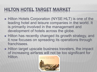 Hilton Marketing Project | PPTX