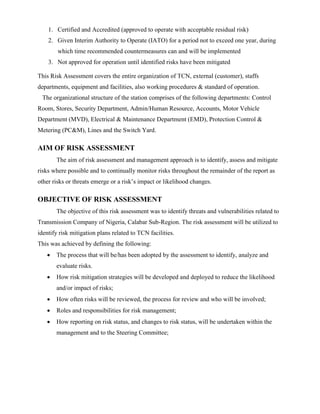 HSE RISK ASSESSMENT | PDF