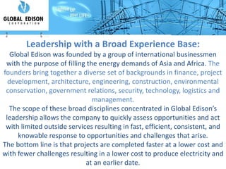 Global Edison Presentation | PPT