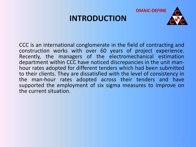 LEAN SIX SIGMA PROJECT - FINAL | PPTX
