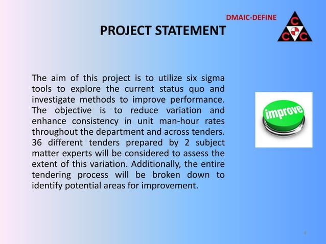 LEAN SIX SIGMA PROJECT - FINAL | PPTX