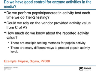 USP Disso Workshop_Tier 2 Method_JHH 11Jun2012 Final v3 | PPT