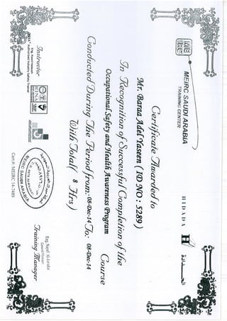 Mech. Baraa Yaseen CV 10052016 | PDF