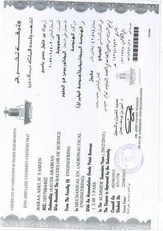 Mech. Baraa Yaseen CV 10052016 | PDF