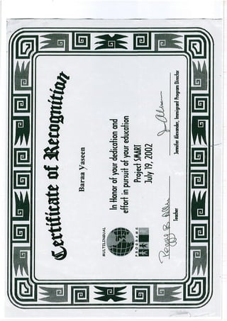 Mech. Baraa Yaseen CV 10052016 | PDF