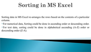 Advanced Excel ppt | PPT