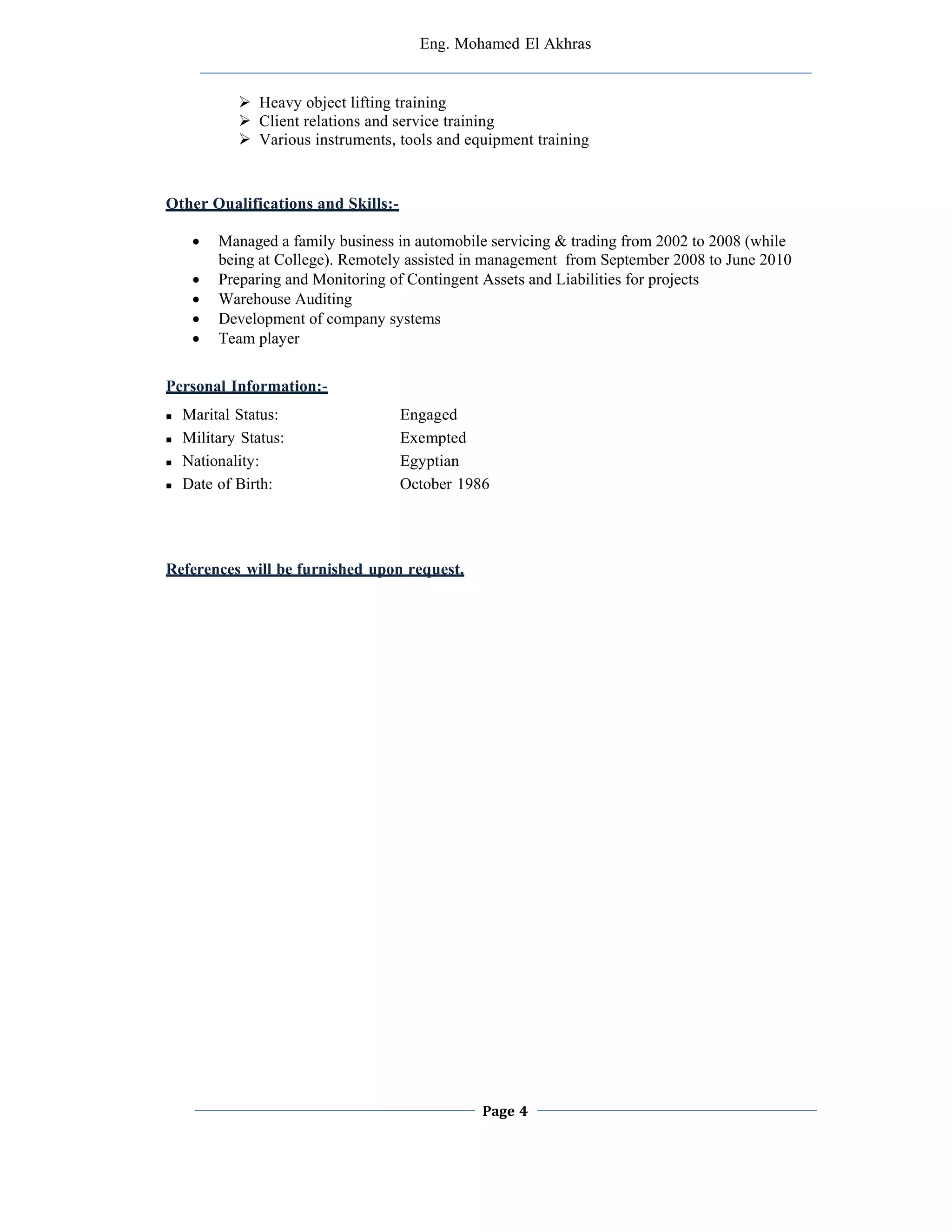 M Akhras CV (7) | PDF