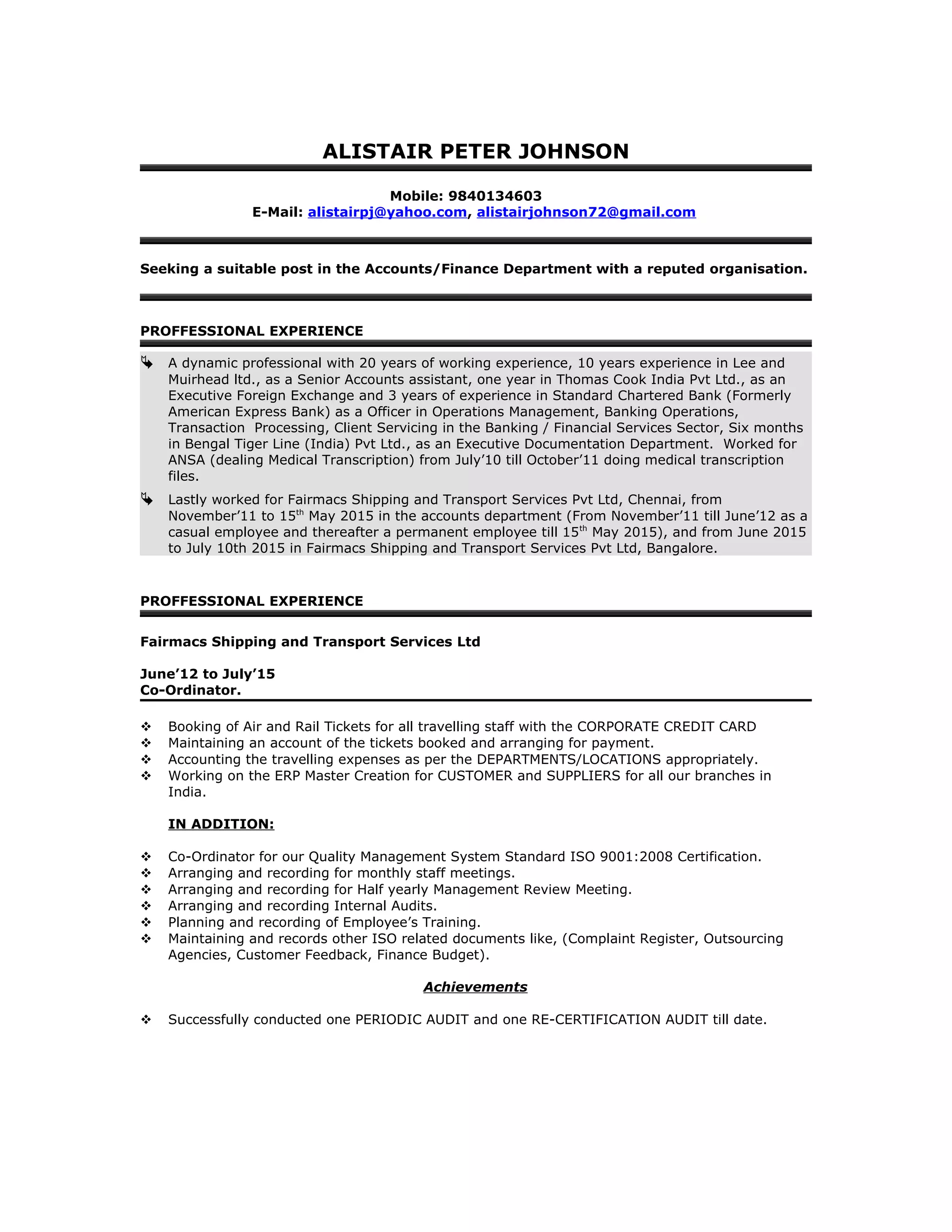 ALISTAIR JOHNSON | PDF ALISTAIR JOHNSON | PDF