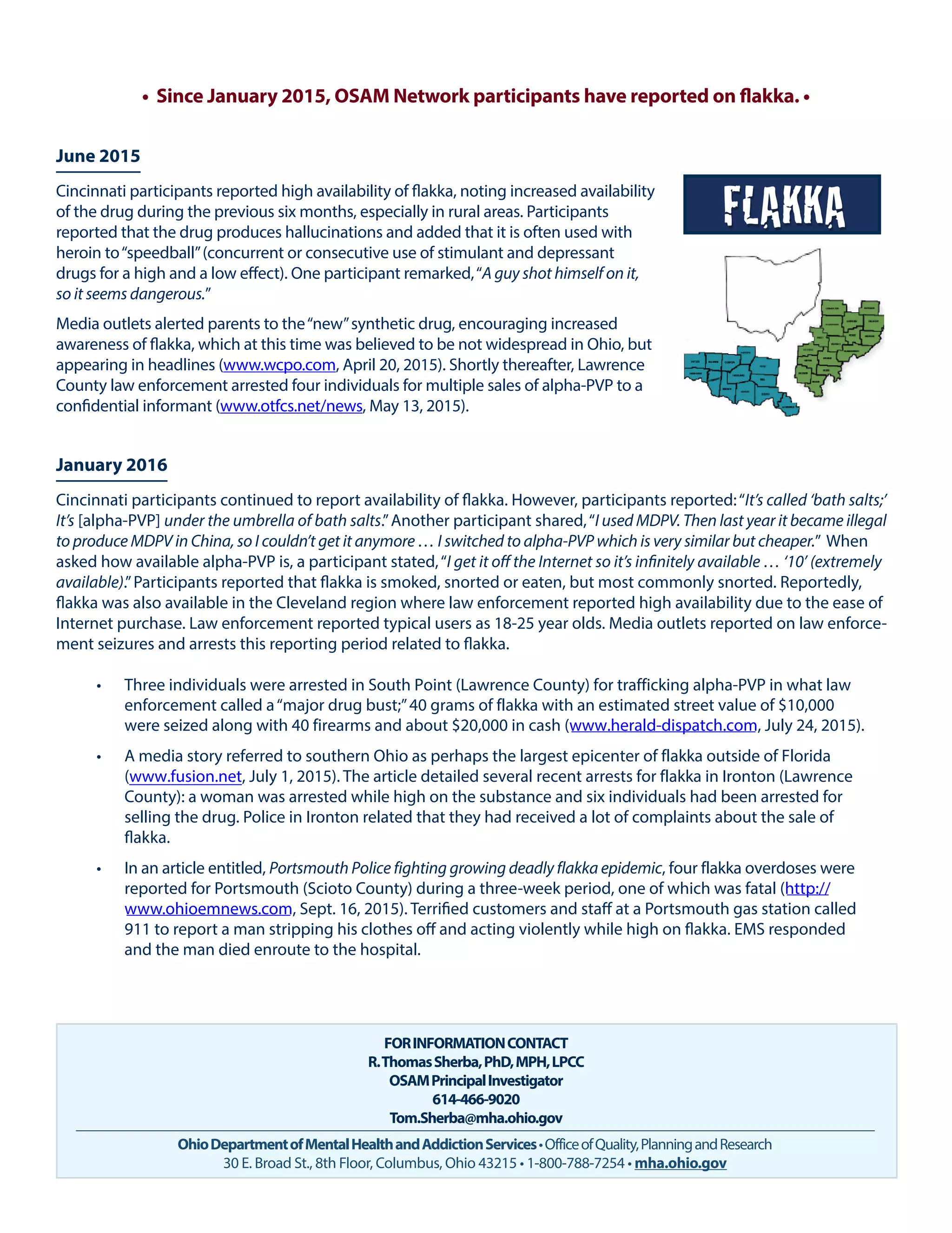March2016-Flakka OSAM-O-Gram | PDF