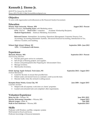 Kenneth Eterno Resumé | DOCX