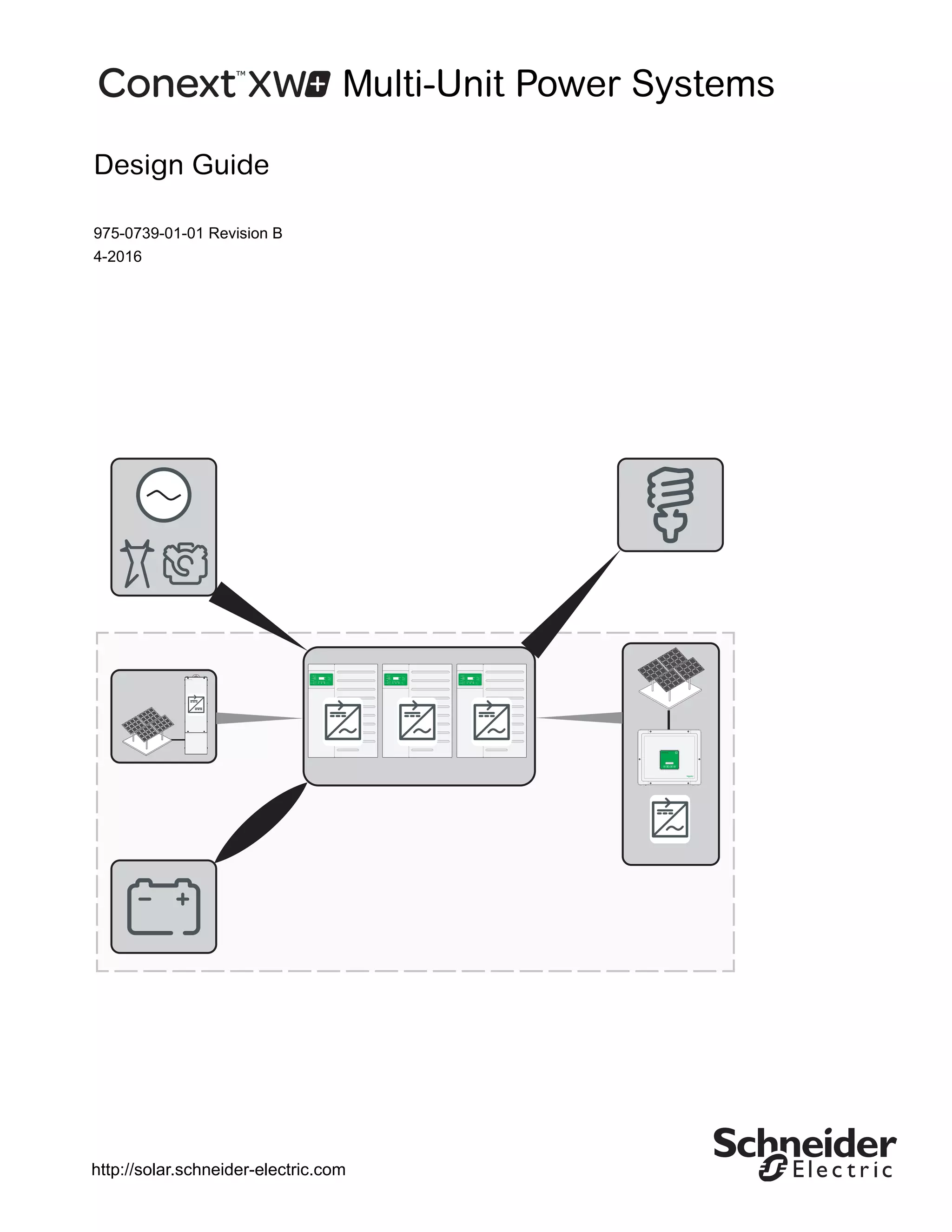 Conext XW+ Multi-Unit Power System Design Guide (975-0739-01-01_Rev-B ...