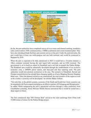 Payra Port Main | PDF