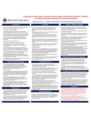 Language and Emergent Literacy | PDF