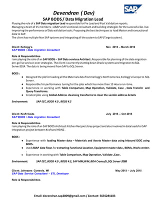 SAP_BODS-Data Migration Consultant | DOCX